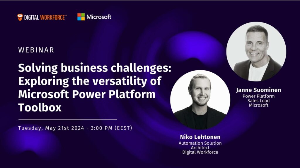 Solving business challenges w/ Microsoft Power Platform